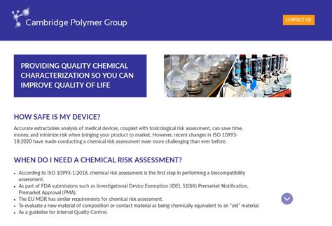 Cambridge Polymer Group Medical Technology Issue 32 October 2020