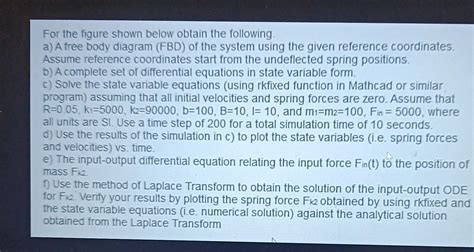 Solved For The Figure Shown Below Obtain The Following A A Chegg