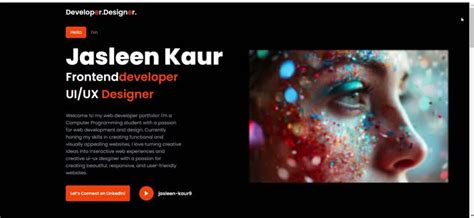 jasleen kaur on linkedin webdevelopment html css portfolio