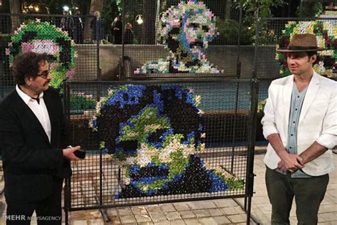 نمایشگاه پرتره های مشاهیر موسیقی ایران تصاویر