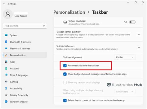 vanishing taskbar hide it in windows 10 and 11 simple guide