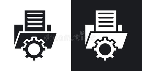 Data Management Icon Vector Stock Vector Illustration Of Record