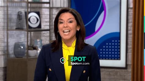 Banana Republic Captains Blazer Porté Par Meg Oliver Comme Vu Dans Cbs Mornings Le 30 Mars 2023