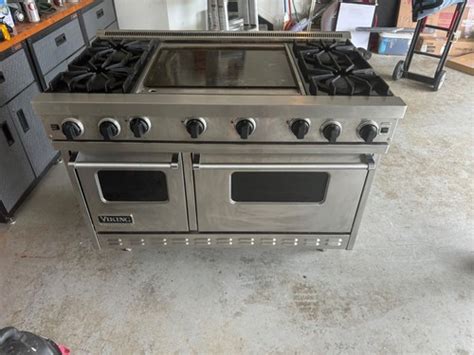 Viking Professional Series 48 6 Burner Gas Range Stainless Steel