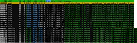 Is Docker Daemon Process Shown In Htop Represents The Daemon Itself