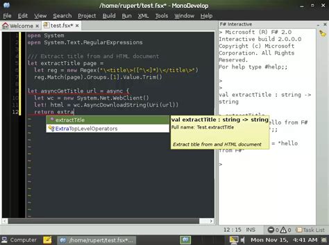 F In Monodevelop And Cross Platform Web Sites And Screencasts Tomas