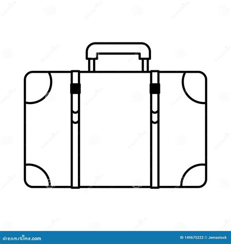 Suitcase Clip Art Black And White