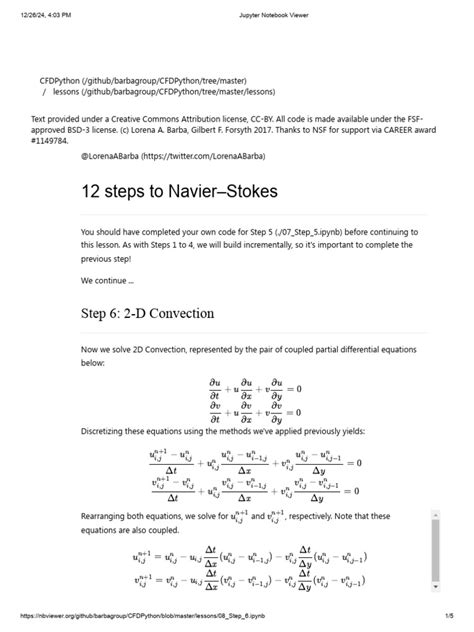 Cfd 6 Pdf Mathematical Concepts Differential Calculus