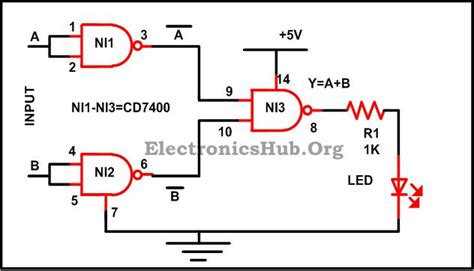 Construction Of Or Gate With Nand Gate For More Information About This