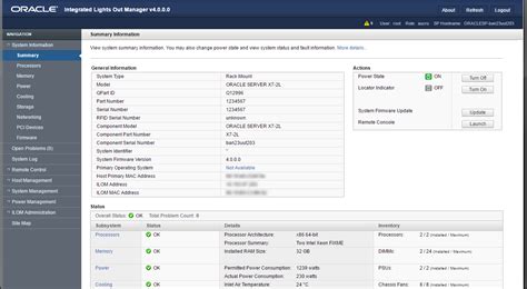 Launch And Log In To Oracle Ilom Through A Remote Ethernet Connection