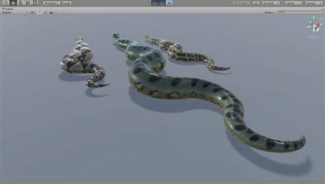 animated pythons pbr volume 1 characters unity asset store