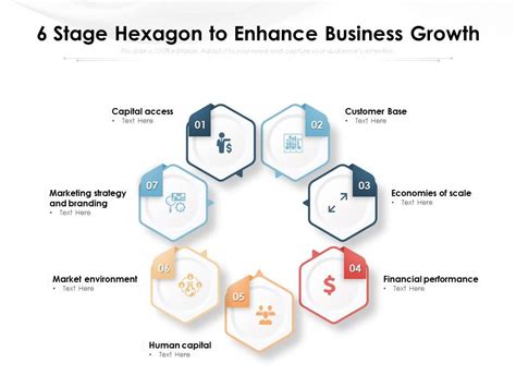 Stage Hexagon To Enhance Business Growth Presentation Graphics Presentation PowerPoint