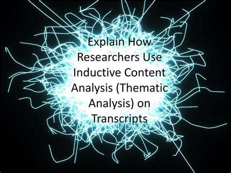 Ppt Explain How Researchers Use Inductive Content Analysis Thematic