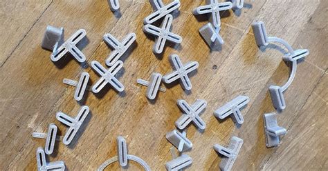 Tile Spacers 4 Mm Rescale For Other Sizes By Undoz Download Free Stl Model