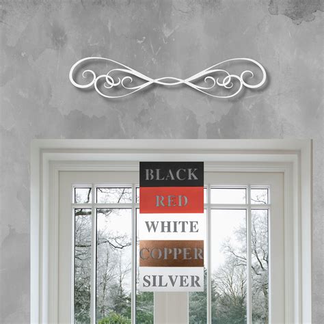 Metal Scroll Metal Scroll Wall Art Metal Vine Rustic Farmhouse Wall