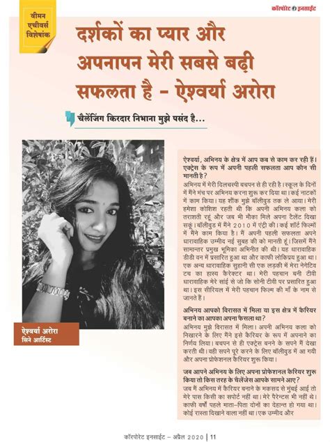 Aishwarya Arora Actress Posted On Linkedin