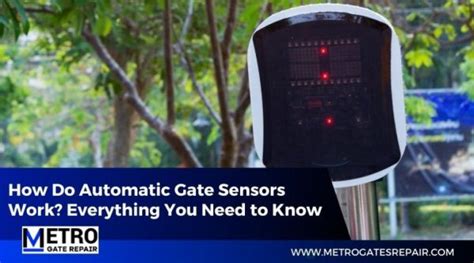 How Do Automatic Gate Sensors Work Full Guide Tips