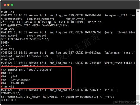 我不小心把生产的数据改错了！同事帮我用mysql的binlog挽回了罚款之前在生产做修改数据的时候不小心改错了一行数据， 掘金