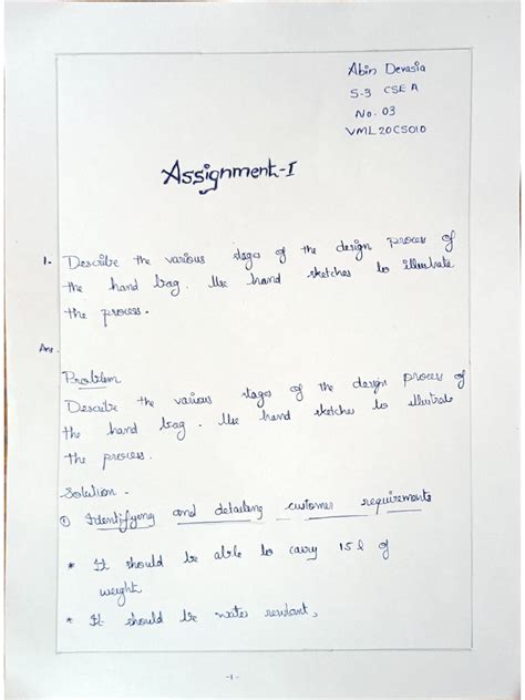 Design Assignment 1 Pdf