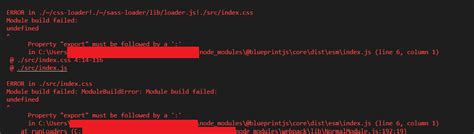Reactjs Webpack 27 Wont Load Blueprintjs Core Css Stack Overflow