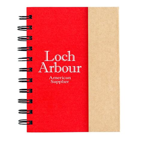 Small Spiral Notebook With Sticky Notes And Flags Inkmule