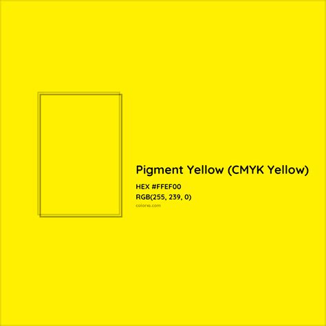 Yellow Cmyk Color Code