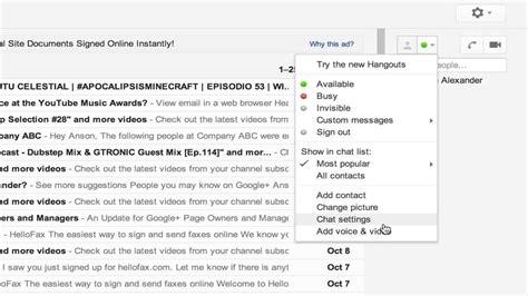 How To Unblock Gmail Contact From Chat List [video]