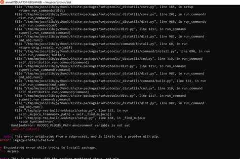 Mujoco FatalError GladLoadGL Error Issue Google Deepmind Dm Control GitHub