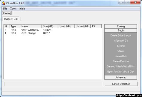 Clone Disk Create And Delete Partitions With CloneDisk