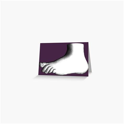 Cupids Foot Aka Monty Python Foot Greeting Card For Sale By Ertxyz