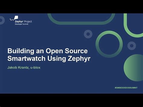 Free Video Building An Open Source Smartwatch Using Zephyr From Linux
