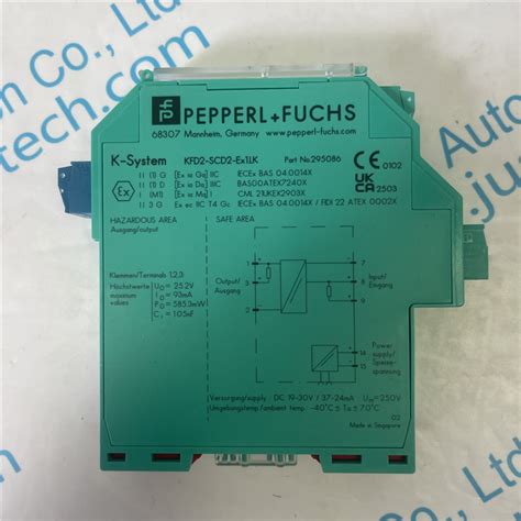 Pepperlfuchs Safety Barrier Kfd2 Scd2 Ex1lk Buy Pepperlfuchs