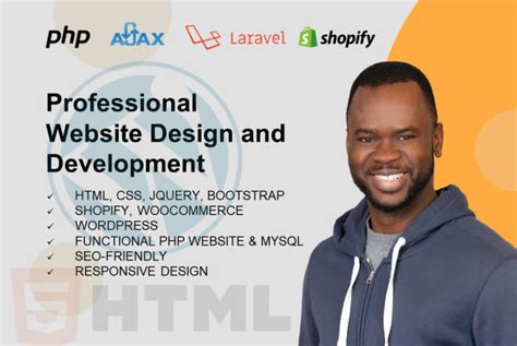 Create an elegant website using html, css and php by Rivoxsolutions | Fiverr