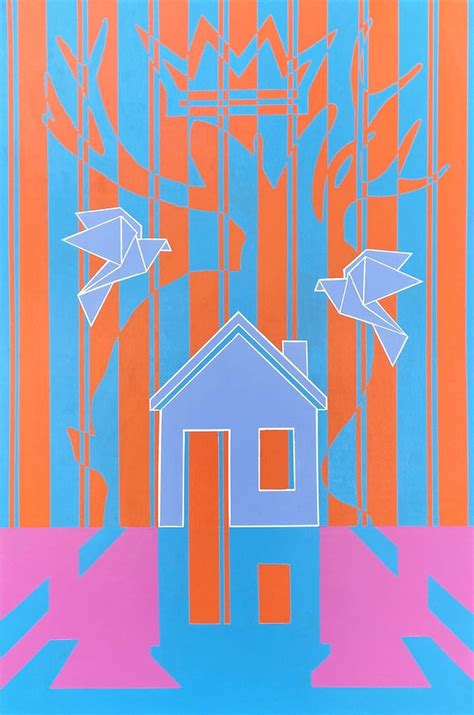 Barry Lorne A Birdhouse Shadow James Oliver Gallery