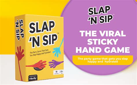 Slap N Sip A Hilarious Drinking Game With Sticky Hands 200