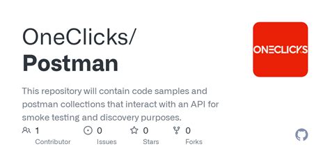 Github Oneclicks Postman This Repository Will Contain Code Samples