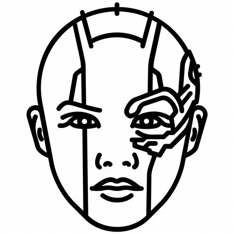 Humanoid Marvel Mcu Nebula Woman Icon Download On Iconfinder