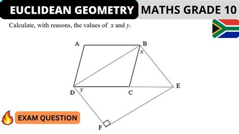 Euclidean Geometry Exam Question Grade YouTube