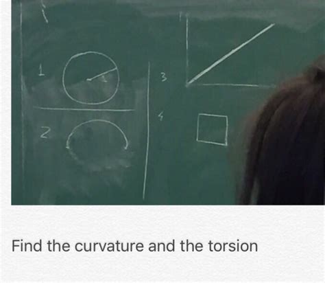 Find The Curvature And The Torsion