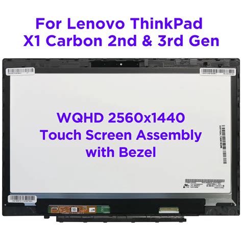 14 0 Lcd Touch Screen Digitizer Assembly For Lenovo Thinkpad X1 Carbon