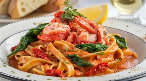 The Ultimate 30 Minute Creamy Tuscan Lobster Pasta Recipe Easy