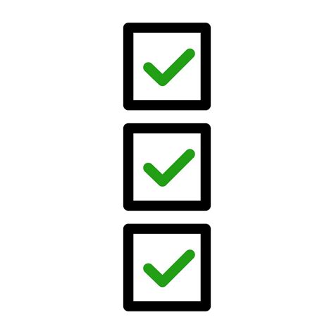 Checkbox List Icon Survey And Input Form Vector Art At Vecteezy