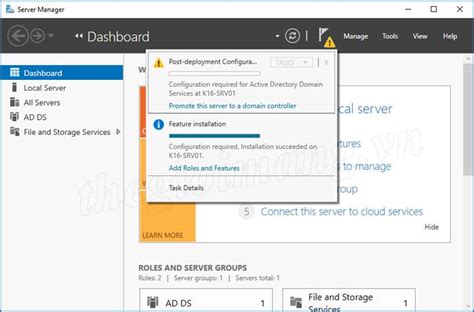 Nâng Cấp Windows Server 2016 Lên Domain Controller