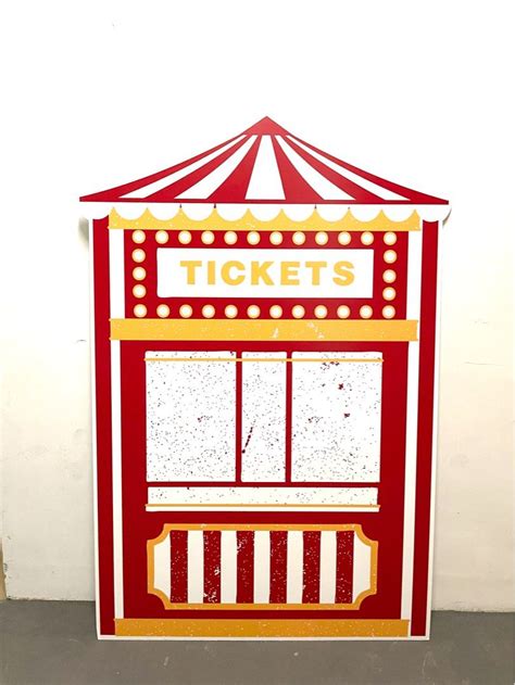 Ticket Booth For Carnivalcircus Birthday Party Furniture And Home