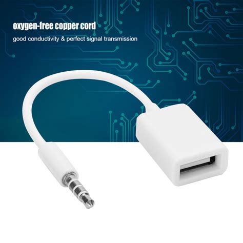 Usb To 35mm Headphone Jack Adapter 35mm Male Plug Jack To Usb Female