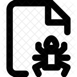 Bug Icon Download In Line Style