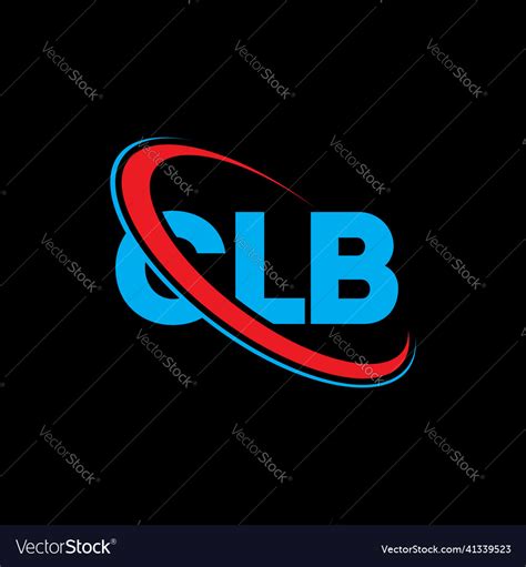 Clb Logo Letter Design Royalty Free Vector Image