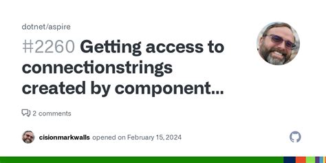 Getting Access To Connectionstrings Created By Components In The