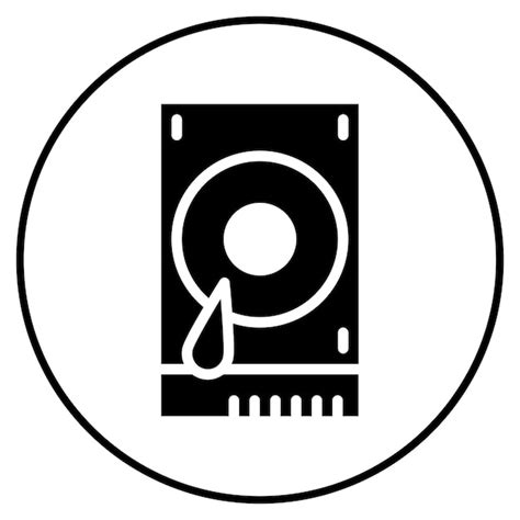 Premium Vector Hard Disk Vector Illustration