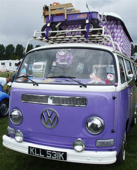 Vw Bus Lover Vw Van Purple Car Vw Bus
